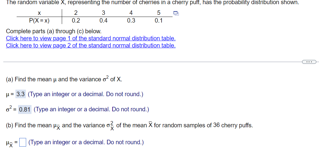 Solved The random variable X, representing the number of | Chegg.com