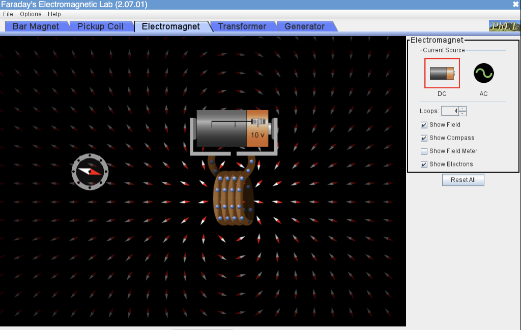 Find the radius of the wire loops in the simulation | Chegg.com