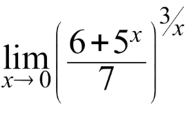 Solved limx→0(76+5x)3/x | Chegg.com