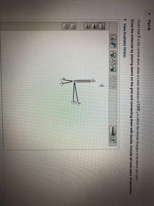 Draw A Lewis Structure Of Osf4