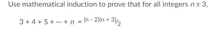 Solved Use mathematical induction to prove that for all | Chegg.com