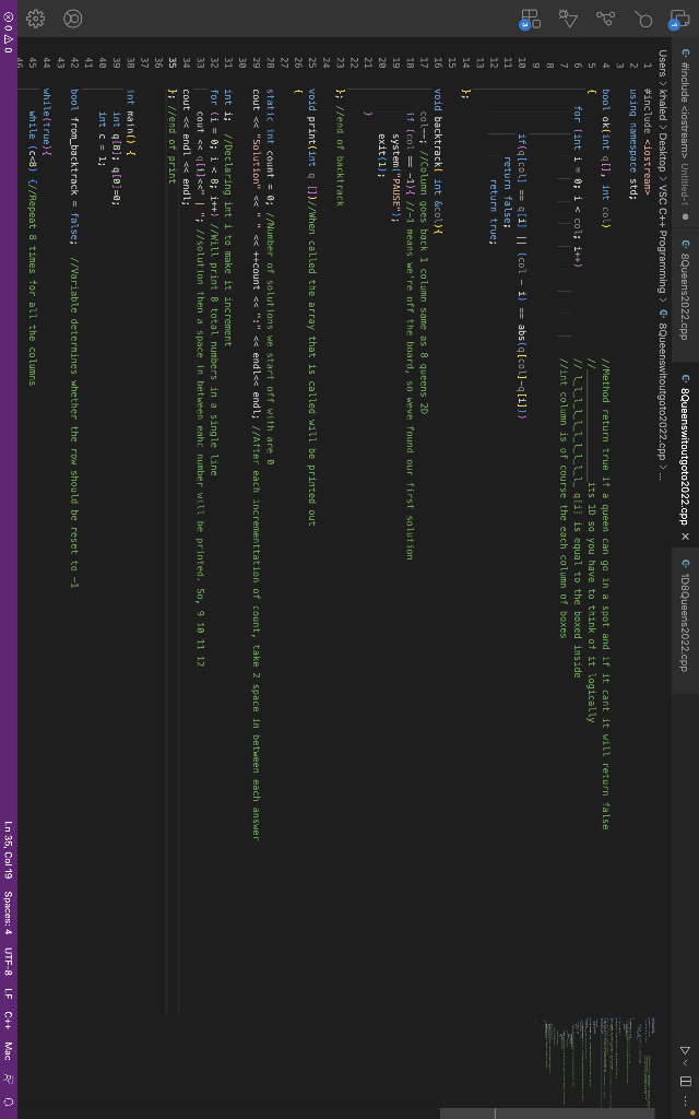 This is the entirety of the 1D 8 queens without | Chegg.com