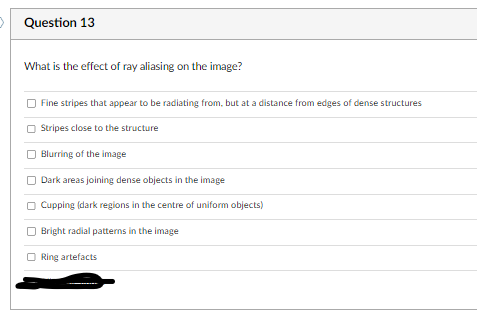 Solved What is the effect of view aliasing on the image? | Chegg.com