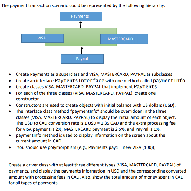 Please use Java to answer. please add comments | Chegg.com