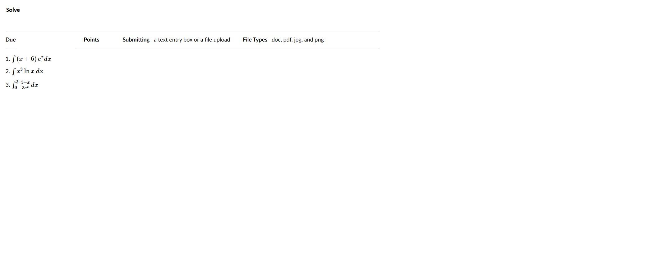 Solved Solve Due Points Submitting a text entry box or a | Chegg.com