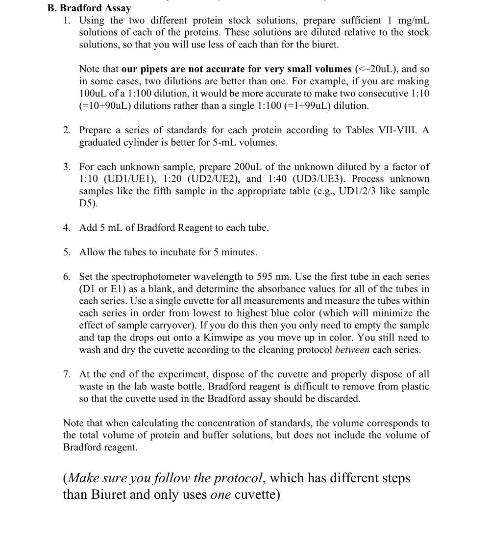 Solved 1. Prepare a series of standard samples according to | Chegg.com