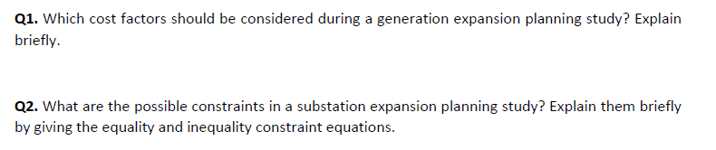 Solved Q1 Which Cost Factors Should Be Considered During A