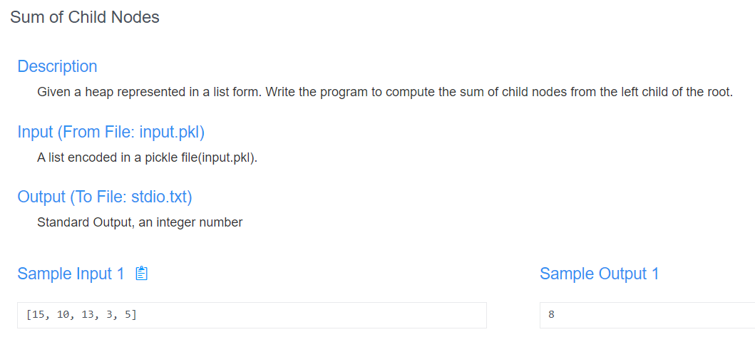 Solved Given a heap represented in a list form. Write the | Chegg.com