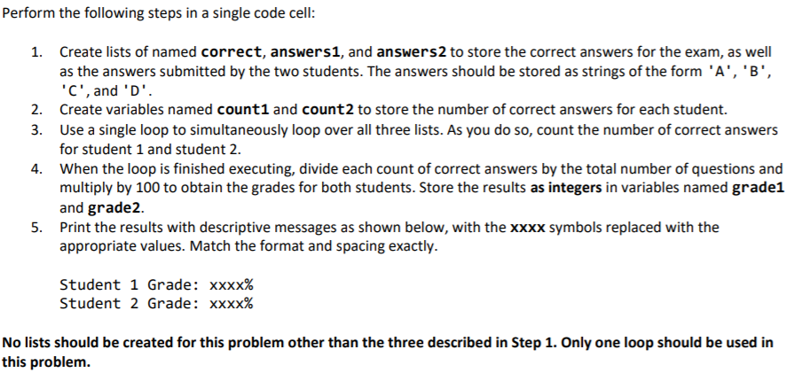 Solved Problem 4: Calculating test Scores In this problem, | Chegg.com