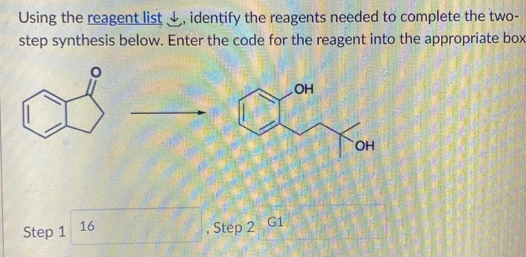 Solved What is the predicted product of the reaction | Chegg.com