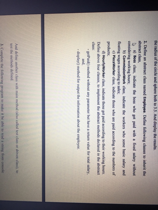 Solved 1. Define an interface, called volu meArea, within | Chegg.com