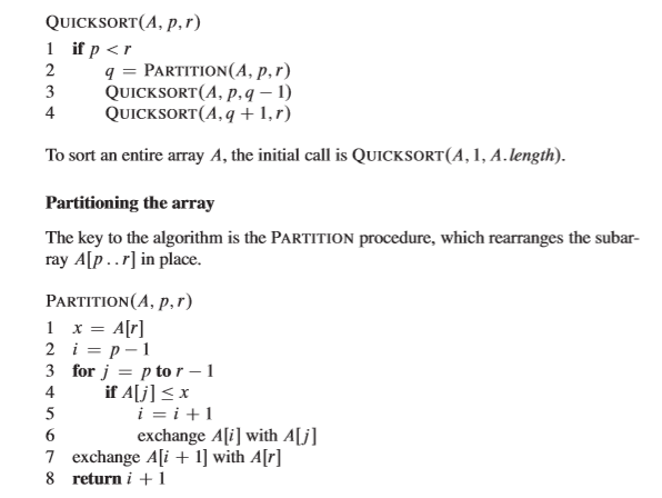 Solved (a) [2 pts] What value of q does PARTITION return | Chegg.com
