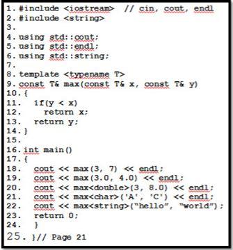 Solved 1. #include // cin, cout, endl 2. #include 3. 4. | Chegg.com
