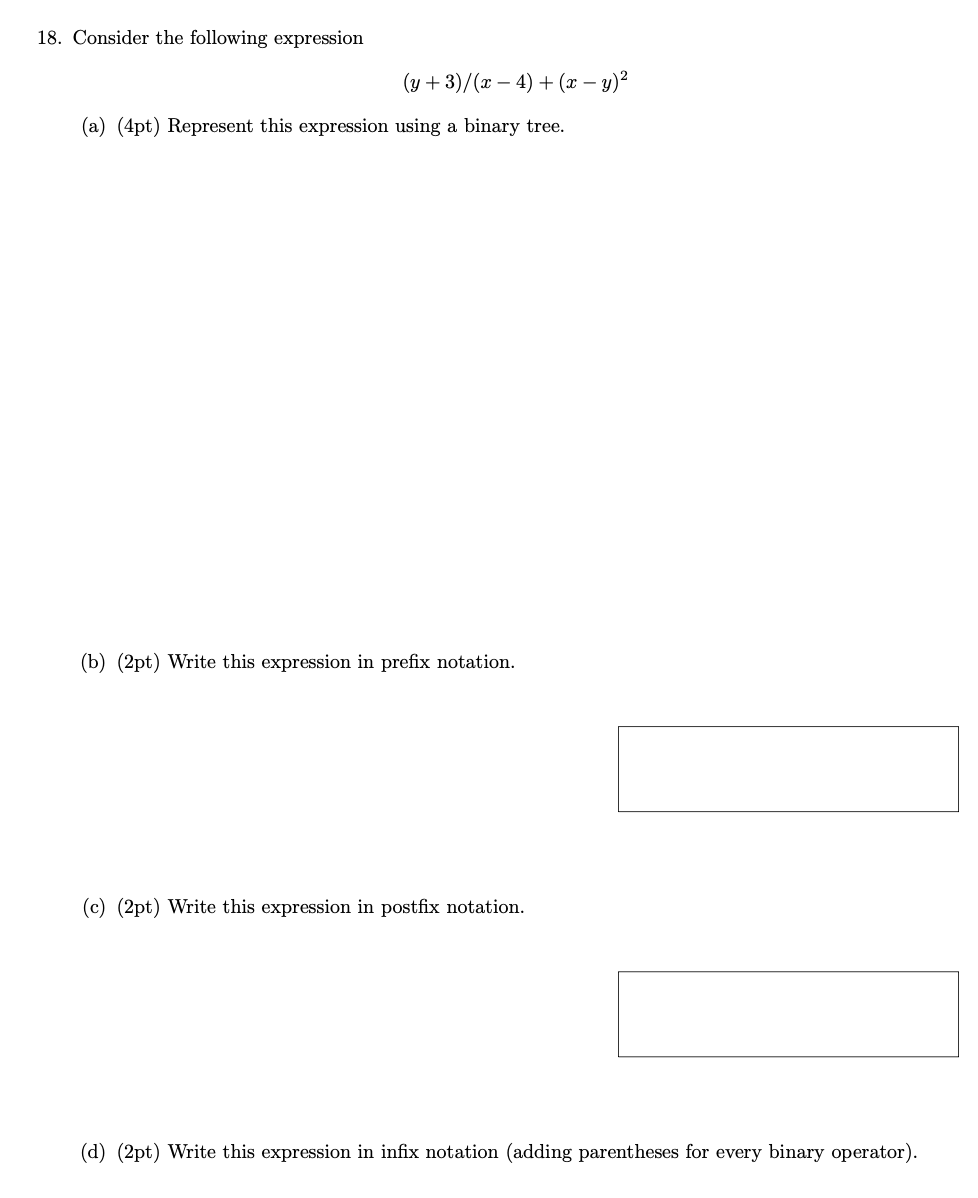Solved Consider the following expression (y + 3)/(x − | Chegg.com