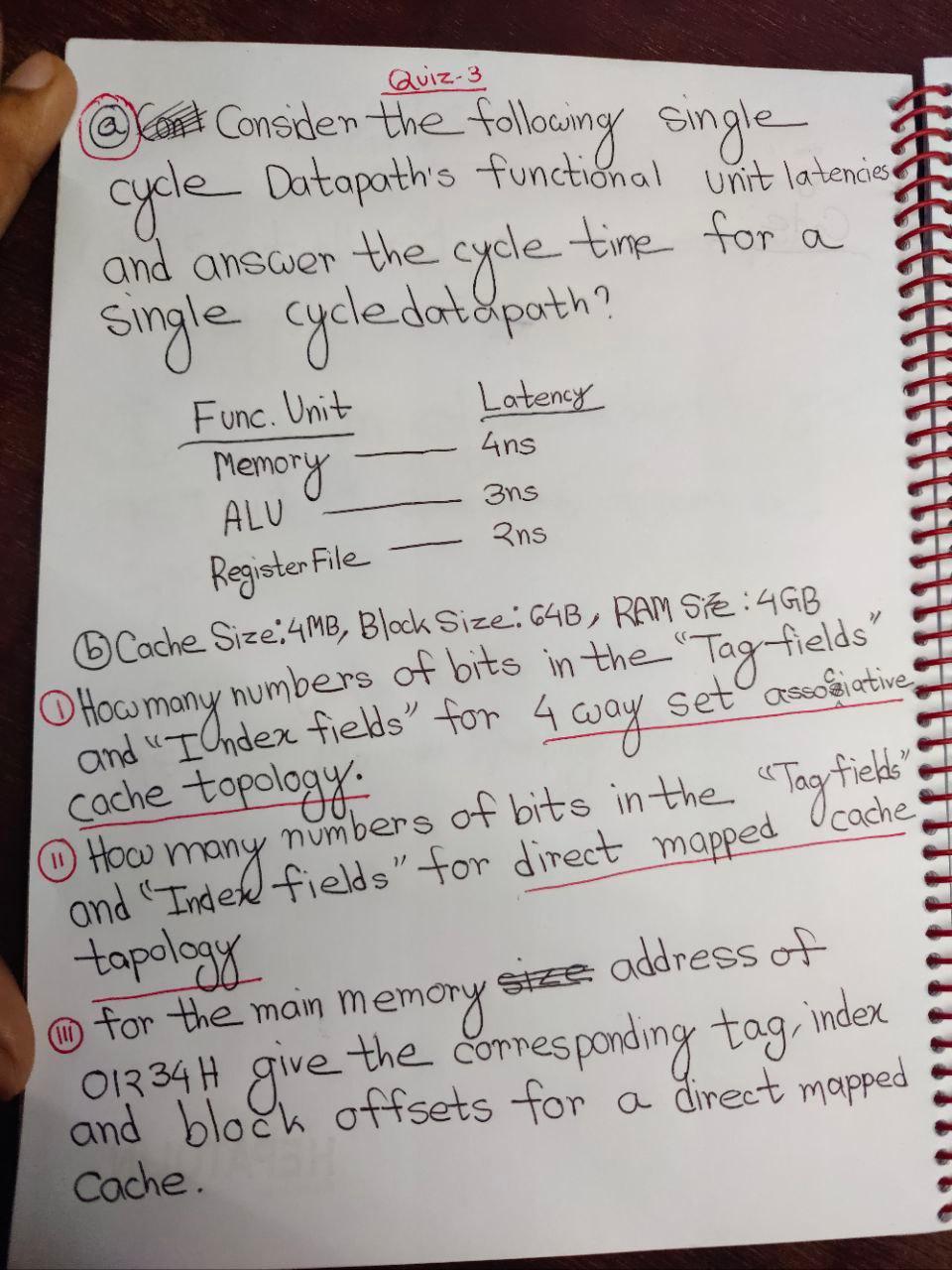 Solved (@) Considen the following single cycle Datapath's | Chegg.com