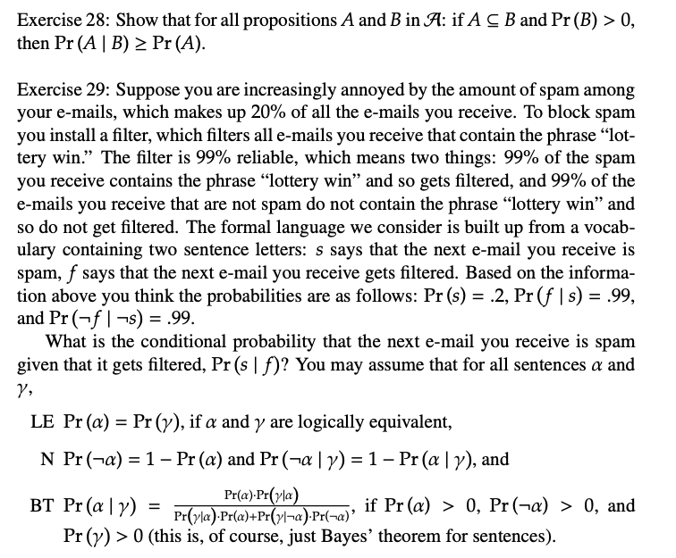 Solved Exercise 26: In this exercise you show that | Chegg.com