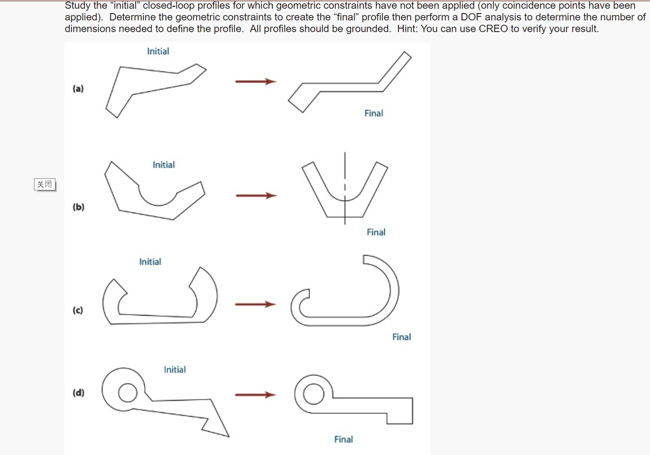 Study the “initial" closed-loop profiles for which | Chegg.com
