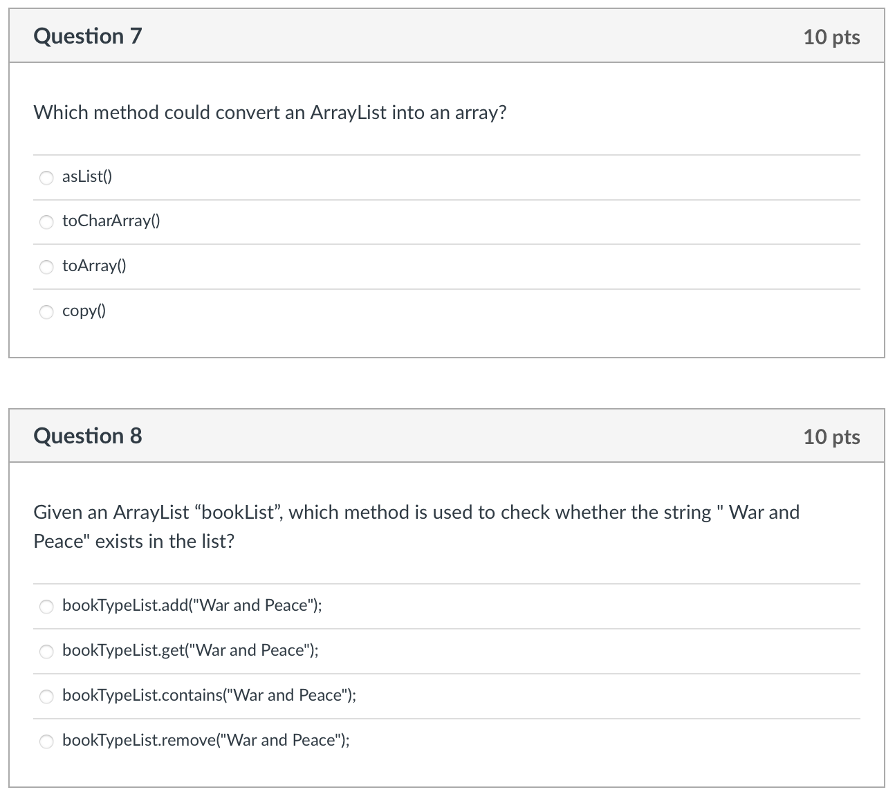 Solved Question 1 10 pts What is the output of the following | Chegg.com