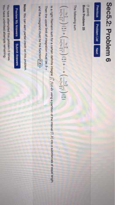 Solved Sec5.2: Problem6 Previous Problem Lat Neoxt (1 point) | Chegg.com