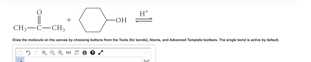 Solved Ht он CH3-C CH3 Draw the molecule on the canvas by | Chegg.com