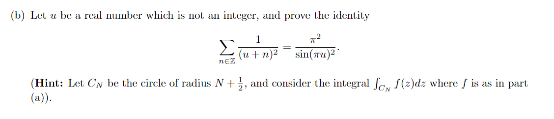 Solved Problem 6 A Let U Be A Fixed Real Number Which Is