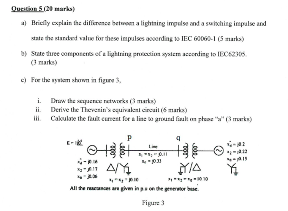 a) Briefly explain the difference between a lightning | Chegg.com