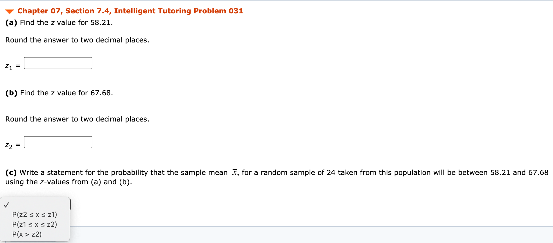 Solved Chapter 07, Section 7.4, Intelligent Tutoring Problem | Chegg.com