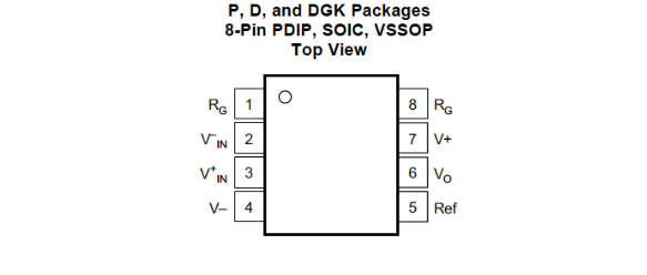 V+ 7 INA126 3 VINO 6 -ον, = (- νη) και 8 G = 5+ 80kΩ | Chegg.com
