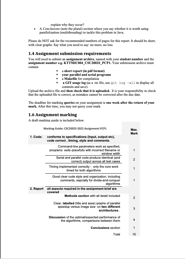 Solved CSC2002S Assignment PCP1 2022 set by M. Kuttel | Chegg.com