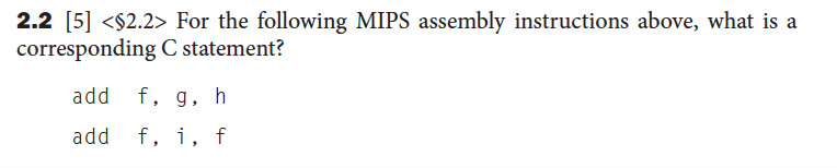 Solved 22 5 For The Following Mips Assembly