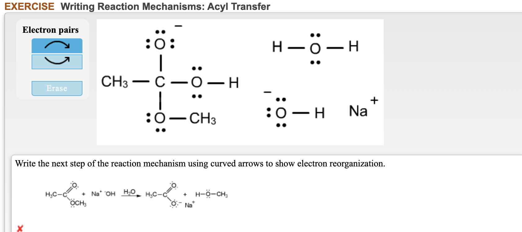 Solved EXERCISE Writing Reaction Mechanisms: Acyl Transfer | Chegg.com