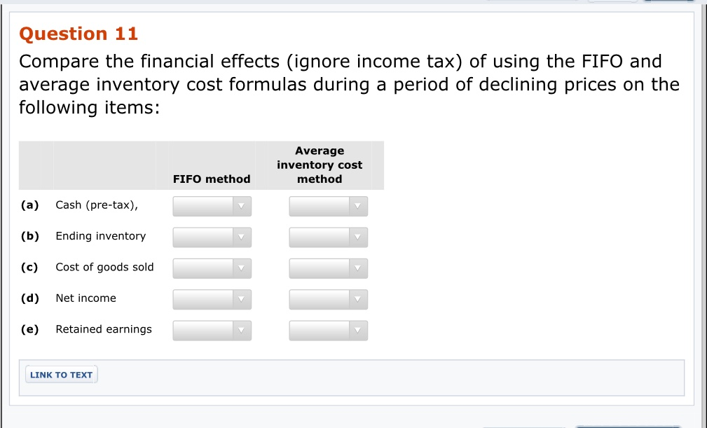 Solved Question 11 Compare the financial effects (ignore | Chegg.com