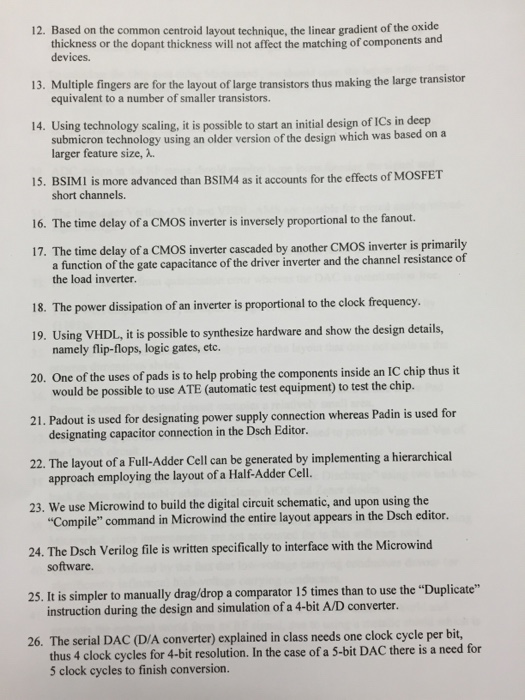 Solved Based on the common centroid layout technique, the | Chegg.com