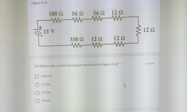 Solved Figure 5-6 10022 562 56 15 V _302_122_122 123 WW - W | Chegg.com