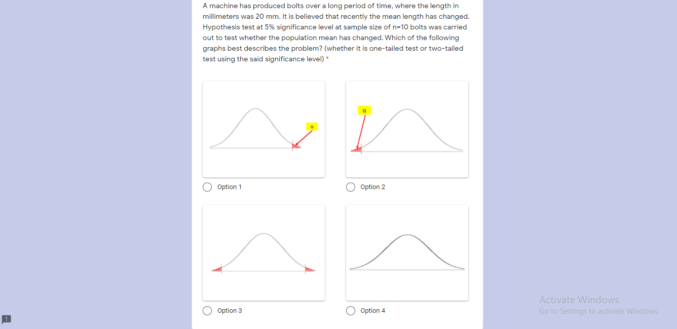Solved A machine has produced bolts over a long period of | Chegg.com