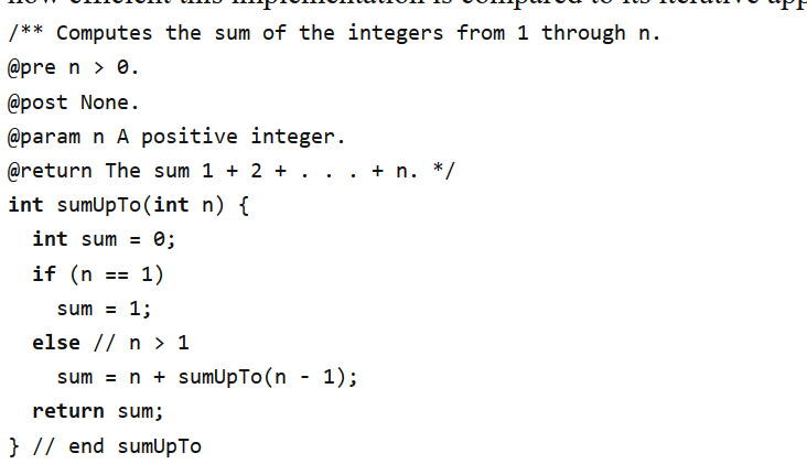 Solved C++ Data Structures The following function computes | Chegg.com