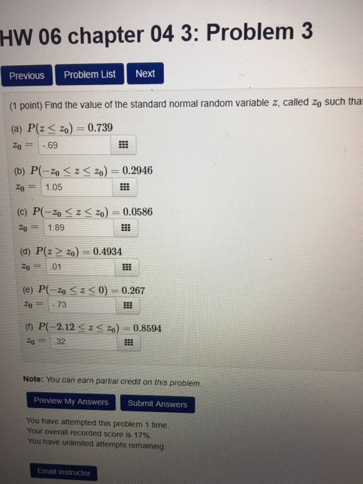 Solved HW 06 chapter 04 3: Problem3 Previous Problem | Chegg.com