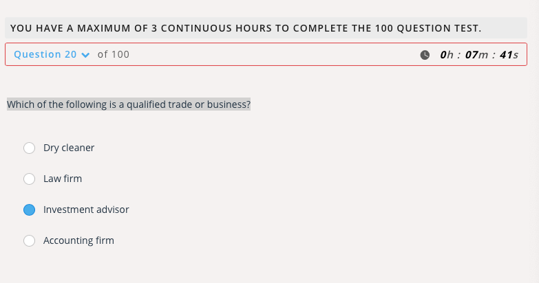Solved Factor to consider when determining if a business is | Chegg.com