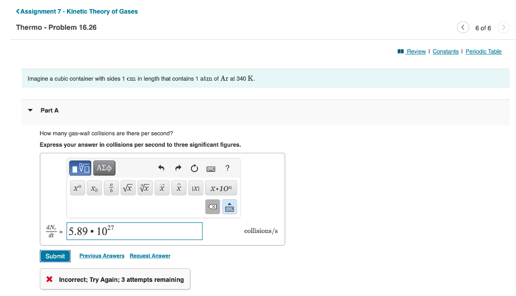 Solved Imagine a cubic container with sides 1 cm in length | Chegg.com