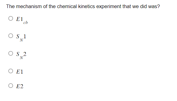 Solved The mechanism of the chemical kinetics experiment | Chegg.com