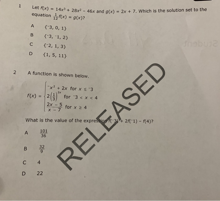 Solved et fox) - 14x3+28x2 - 46x and at) 2x + 7. Which is | Chegg.com