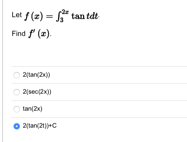 Solved 问题1 Sf(a) da 9 and g () da 37 So 2f(a)3g () da find | Chegg.com