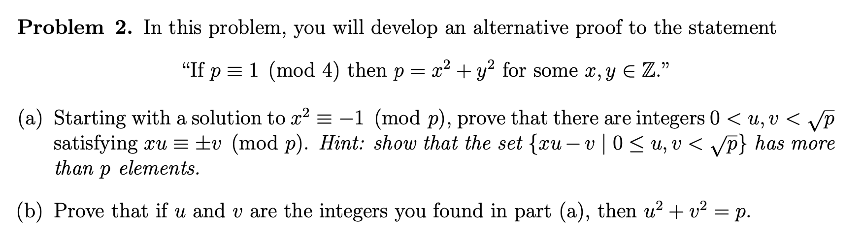 Solved Problem 2. In this problem, you will develop an | Chegg.com