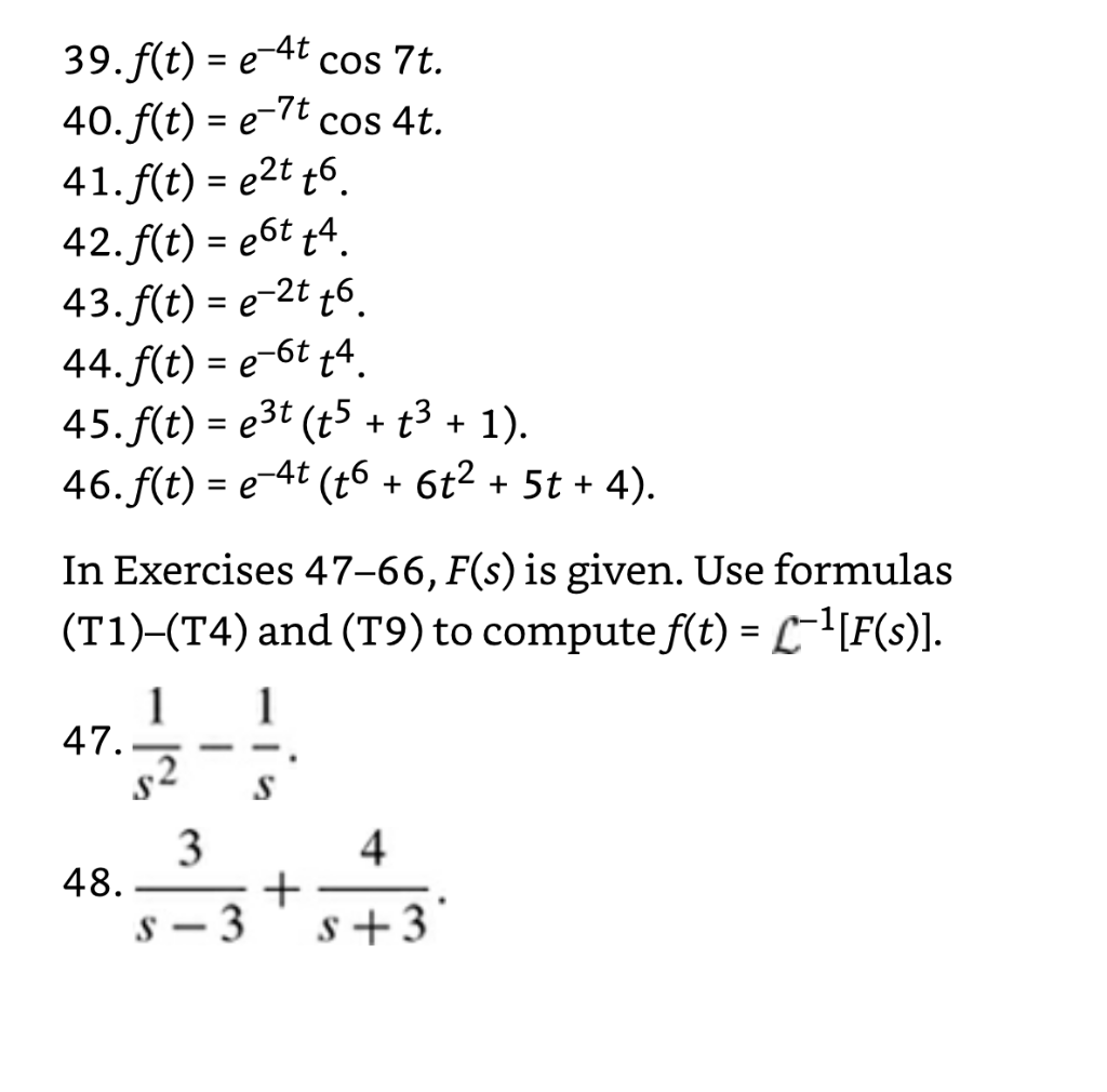 Solved In Exercises 14-46, use (T1)-(T4) and (T9) (formu- | Chegg.com