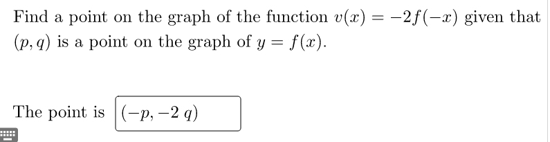 Solved Find a point on the graph of the function | Chegg.com
