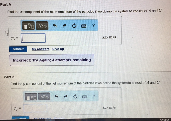 Solved Problem 8.03 Three objects A, B, and C are moving as | Chegg.com
