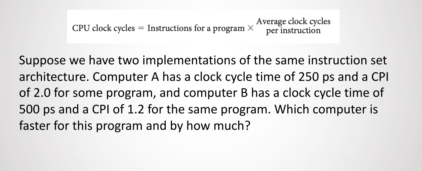 Solved Suppose we have two implementations of the same | Chegg.com
