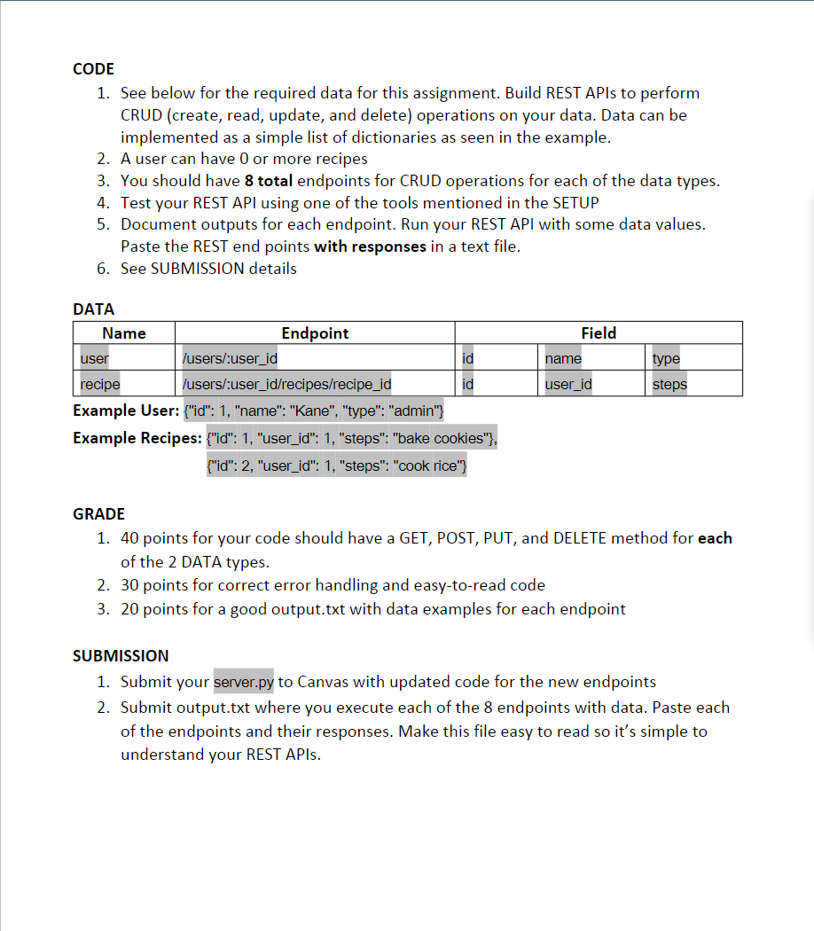 Solved Code 1 See Below For The Required Data For This 
