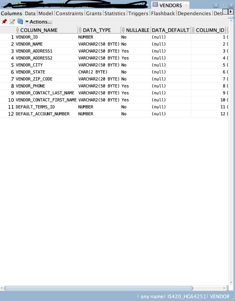 Solved write a select statement that list a vendor's | Chegg.com
