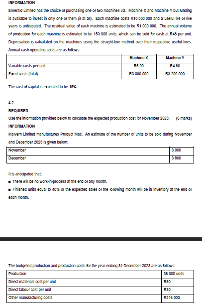 Solved QUESTION 1(20 Marks)REQUIREDStudy the information | Chegg.com
